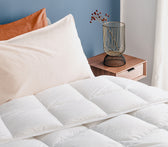 Piumone Luxury in Oca Bianca Siberiana e Cotone 850 Fill Power